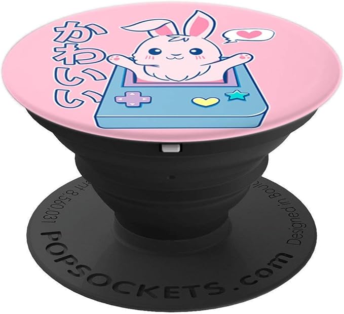 Amazon.com: kawaii gamer bunny - Rabbit Pink Pastel Cute PopSockets ...