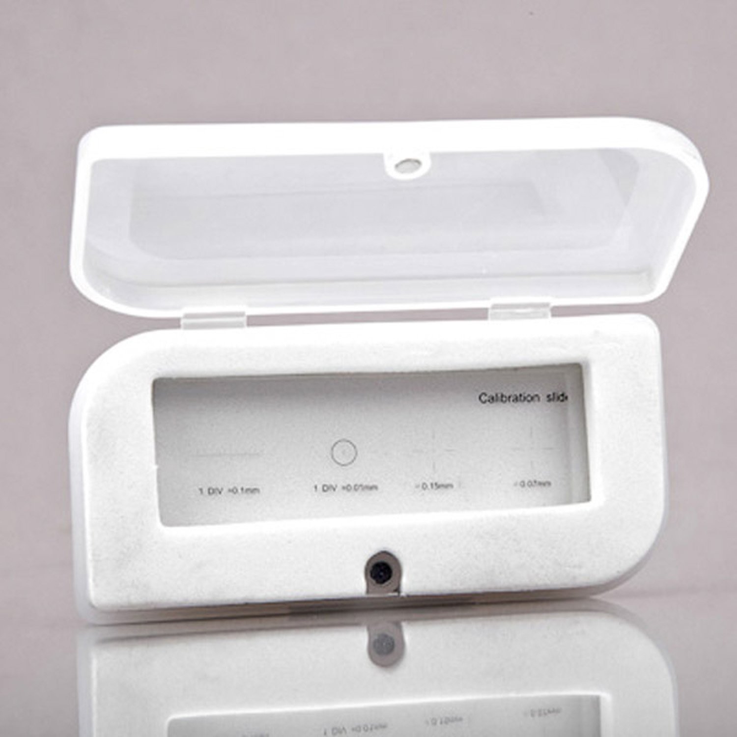 AmScope 4-Scales Stage Micrometer Calibration Slide for Microscopes ...