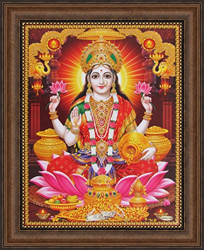 Avercart Goddess Laxmi Shri Lakshmi Laxmiji Goddess Of Wealth Poster ...