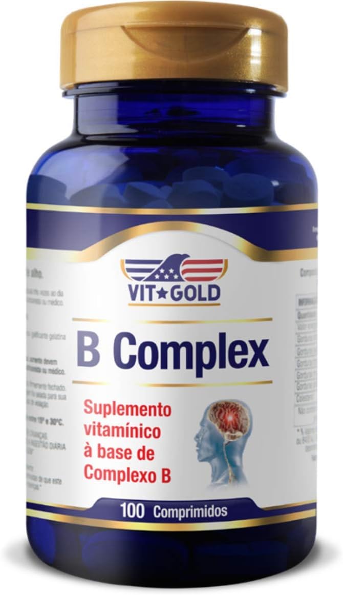 B Complex, 100 Comprimidos - Vit Gold | Amazon.com.br