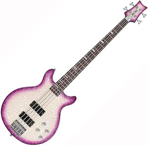 Amazon.com: Daisy Rock Elite Bass Guitar, Violet Burst : Musical ...