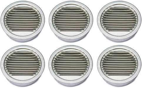 Air Vent Mini Louvers Mill Finish (Carton of 36) (2in.) - - Amazon.com