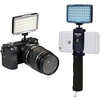 Amazon.com : Commlite CM-L50 LED Camera Video Light, 50 LED 5700-6000K ...