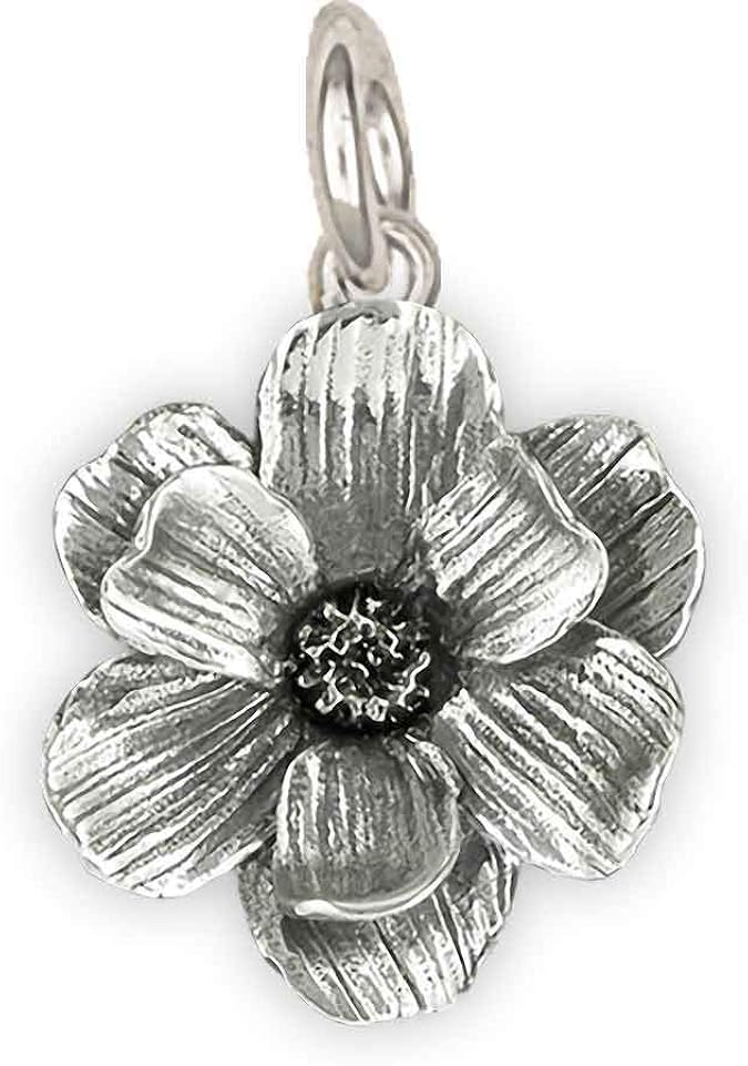 Amazon.com: Magnolia Jewelry Sterling Silver Handmade Magnolia Charm ...