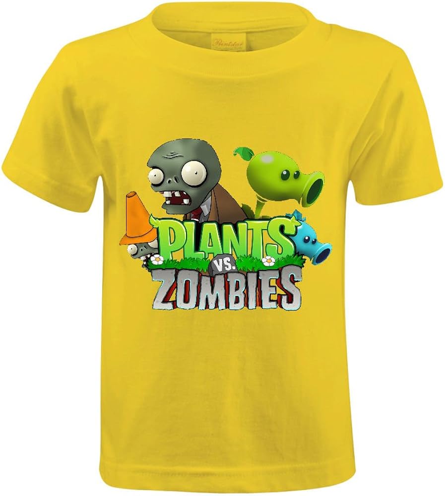 XPing Plants vs Zombies Garden Warfare Cotton Fashion T Shirt for Kids ...