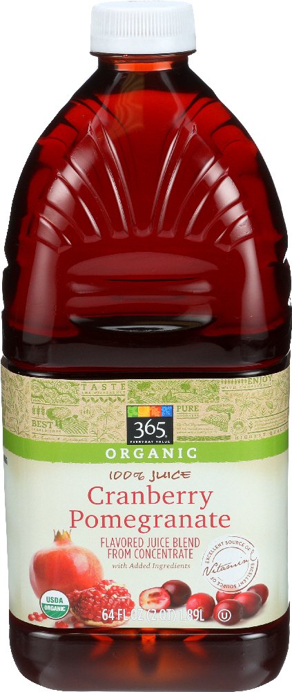 Amazon.com : 365 Everyday Value, Organic 100% Juice Flavored Juice ...