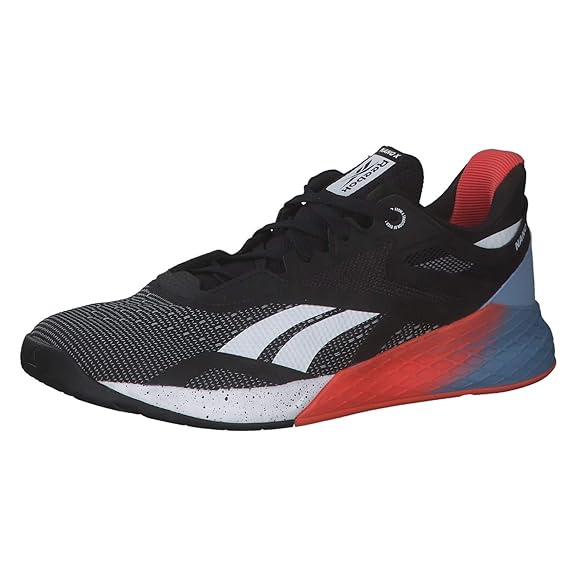 Buy Reebok Men's Nano X Black/White/Vivid Orange Training Shoes-6 UK ...