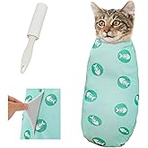 Amazon.com : Supet Cat Wrap for Cutting Nails, 2025 Self-Adherent Cat ...