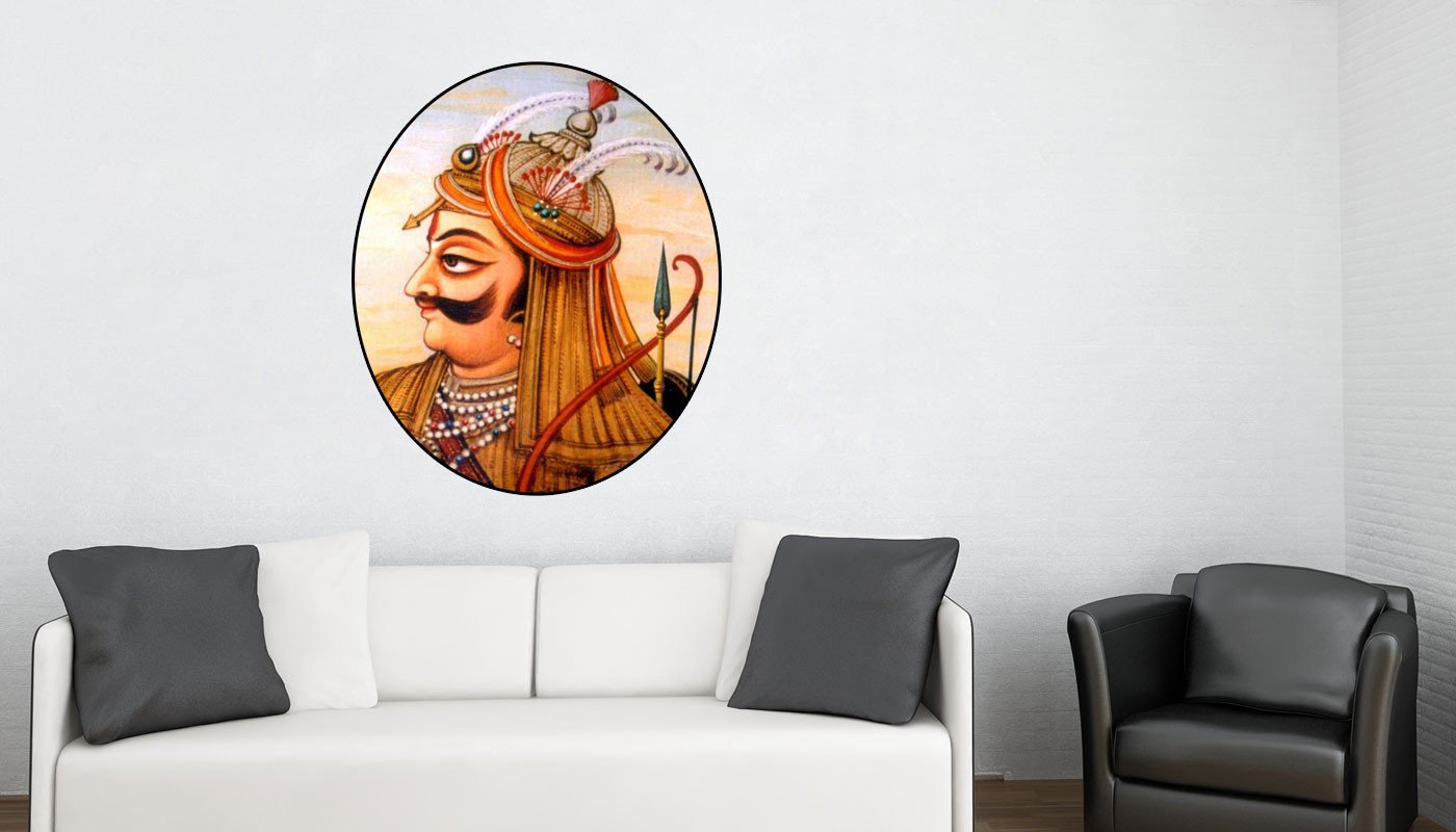 Buy Maharana Pratap - The Mewar Emperor Wall Sticker - 36"w x 24"h ( 3 ...