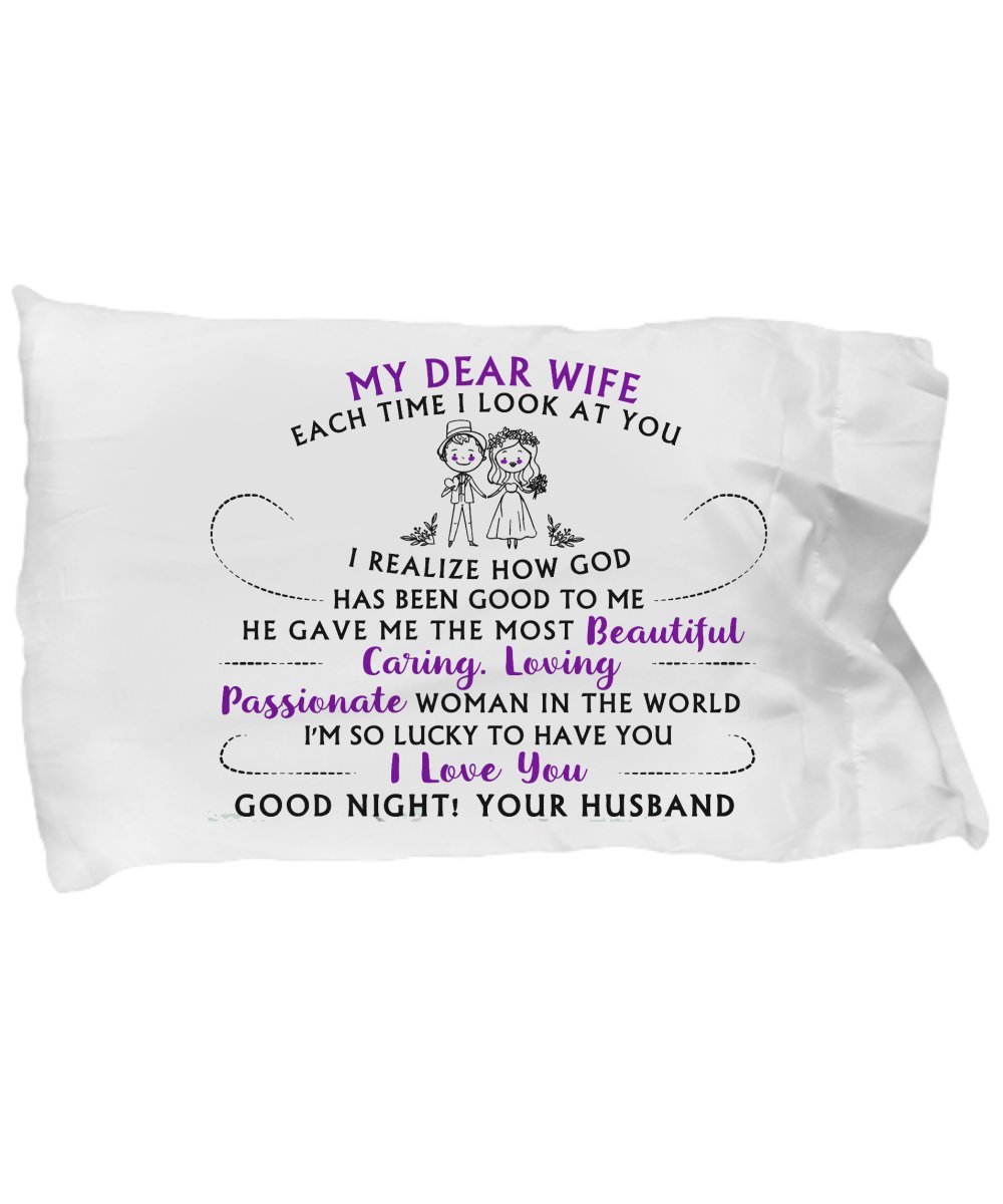 Amazon.com: Head Master Cups Wife Gifts - Pillow case - My Dear Wife I ...