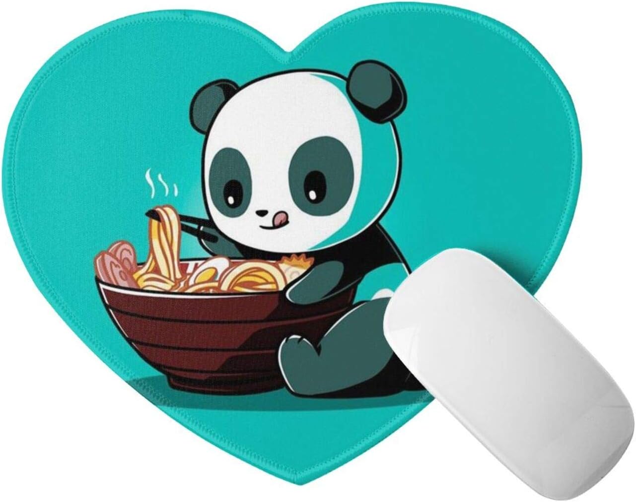 Amazon.com : Cute Panda Noodle Mouse Pad for Home, Office and Gaming ...