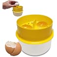 Amazon.com: Egg Separator with Container – Two Piece Egg Separator Tool ...