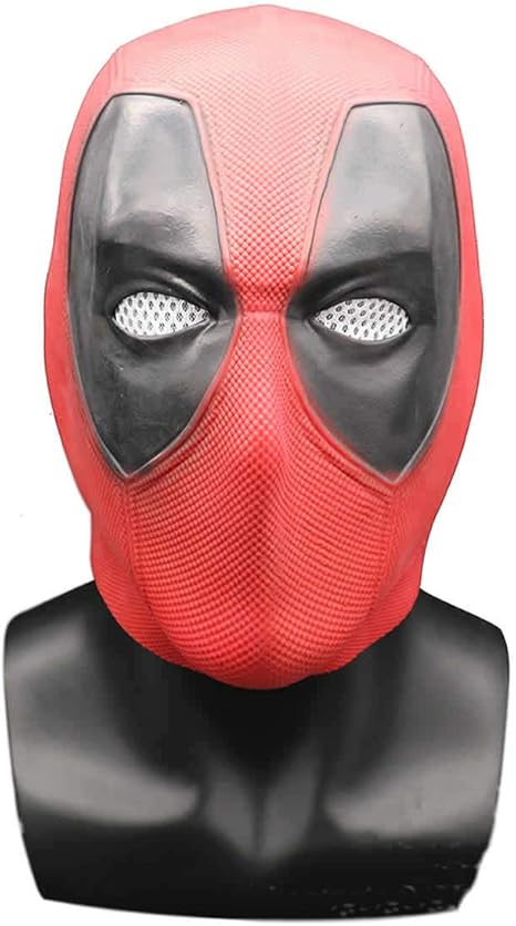 hcoser Deadpool Masque halloween Latex Tête Visage Casque Movie DP ...