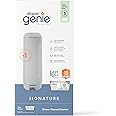 Amazon.com: Diaper Genie Signature Pail (Grey) Includes 1 Easy Roll Refill with 18 Bags | Holds ...