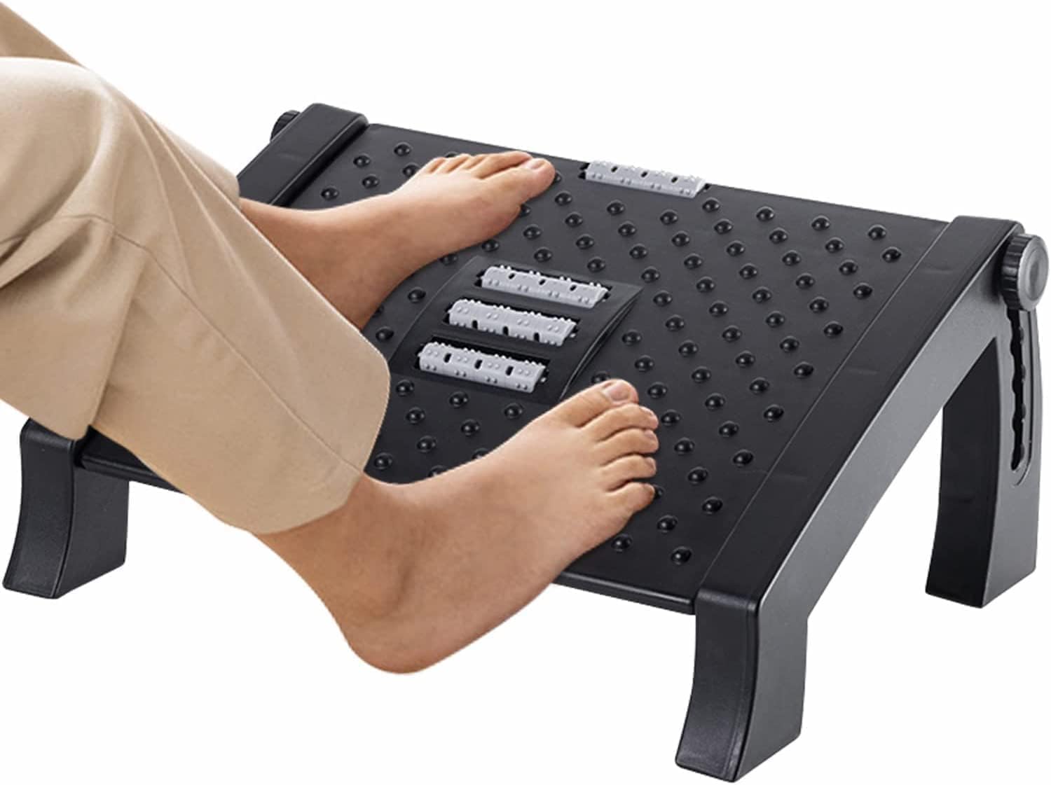 Foot Rest, Adjustable Height Foot Rest for Under Desk at Work ...