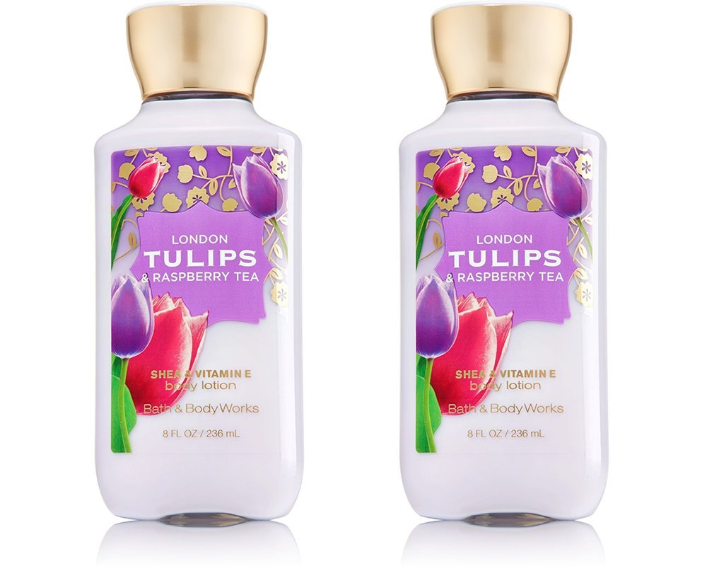 Amazon.com : Bath and Body Works London Tulips and Raspberry Tea Body ...