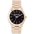 Amazon.com: Michael Kors Men's Slim Runway Quartz Stainless-Steel Strap ...