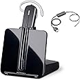 Amazon.com: Polycom Compatible Plantronics VoIP Wireless Headset Bundle ...