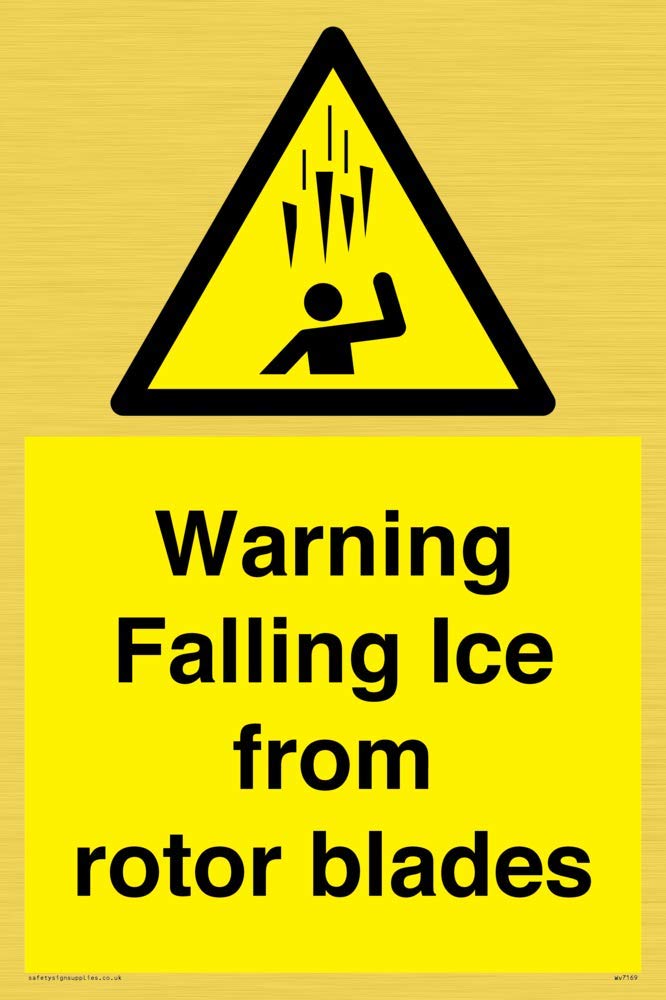 Warning Falling Ice from rotor blades – BigaMart