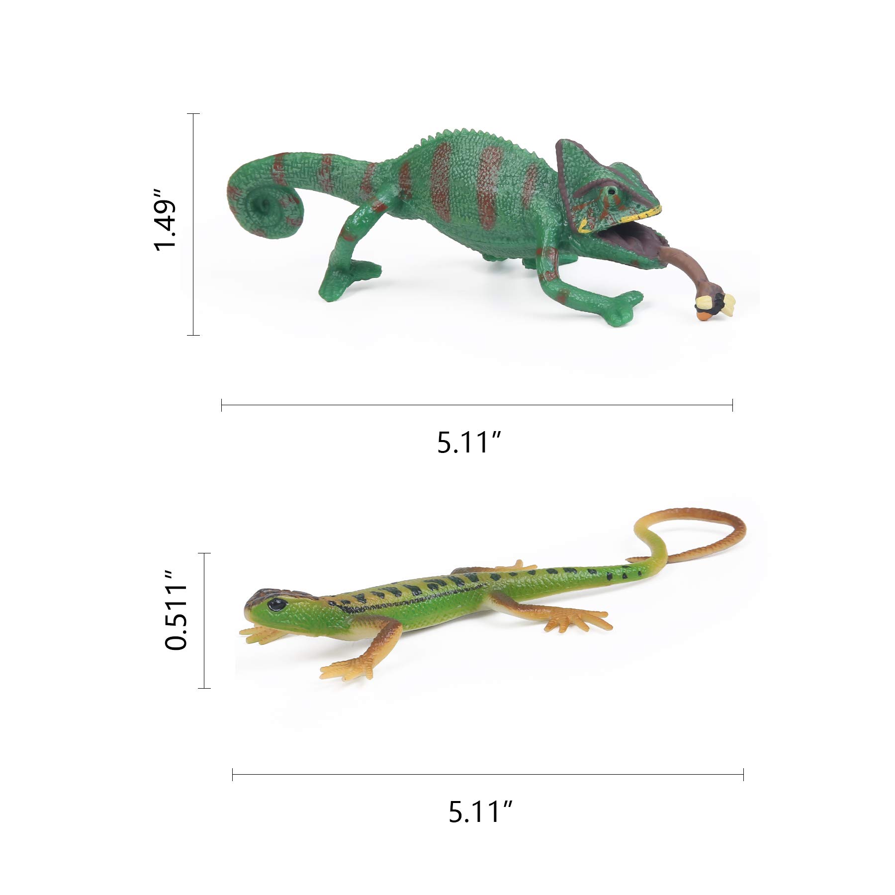 Mua 8pcs Lizard Animal Figurines Realistic Reptile Animal Figures ...