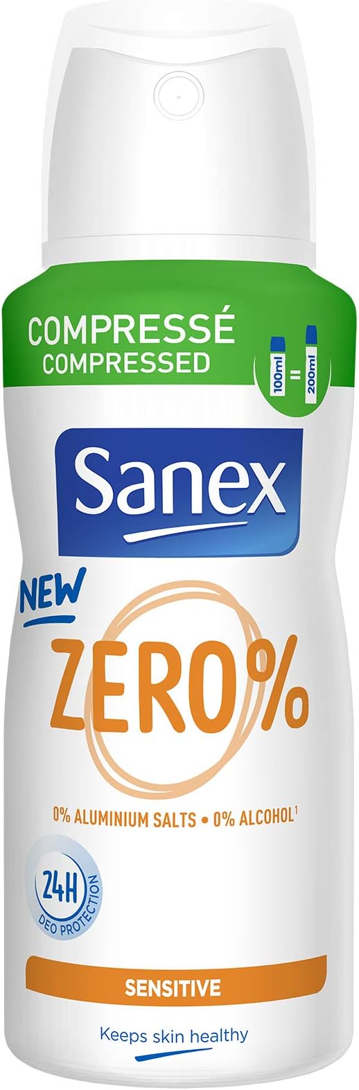 Sanex Déodorant Compressé 0% Sensitive 100 ml - Lot de 3: Amazon.fr ...