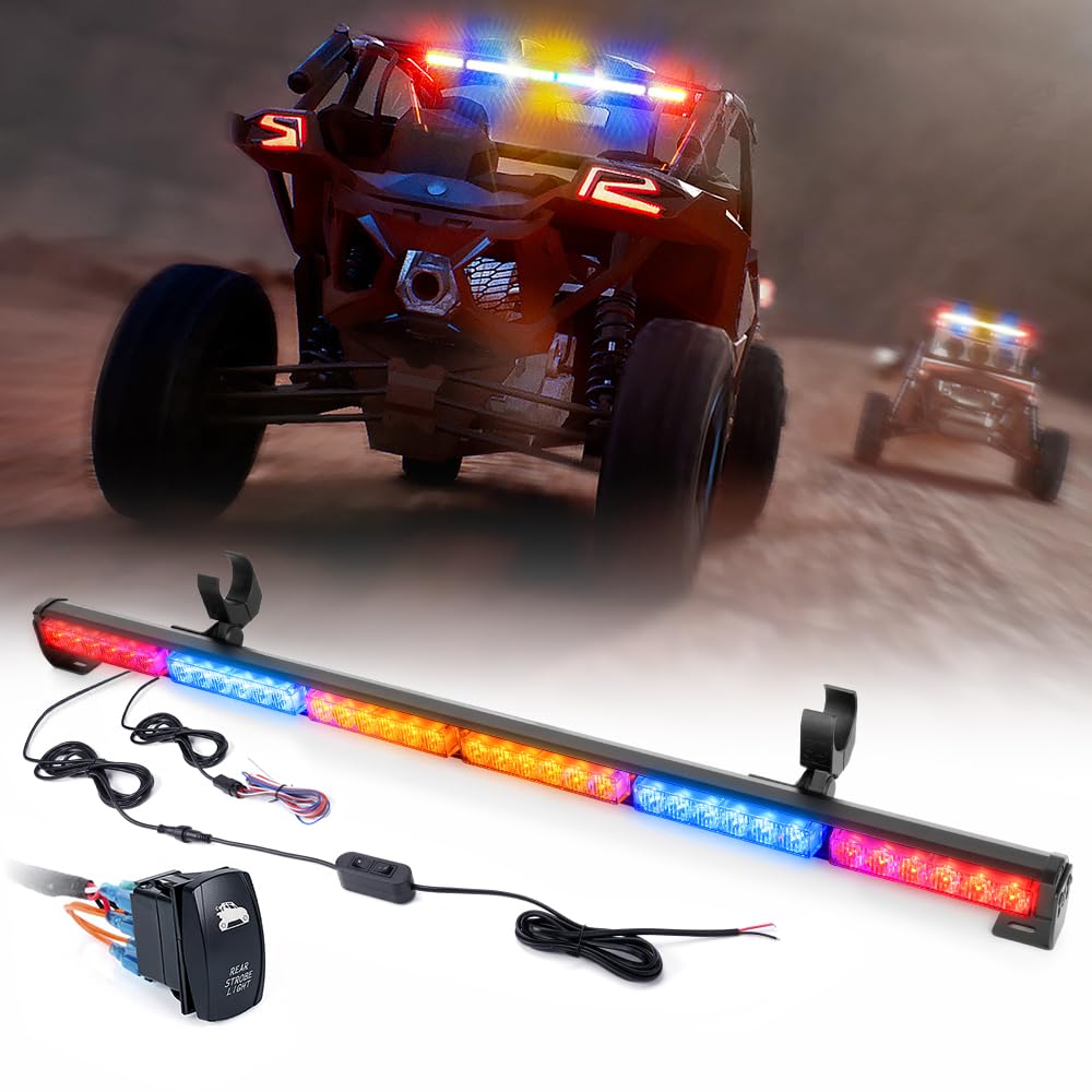 Xprite 36" Rear LED Chase Light Bars, All in One w/Strobe Brake Reverse ...