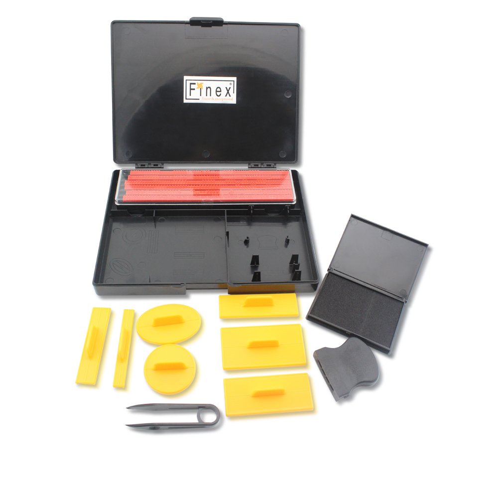 Finex DIY Rubber Stamp Printing Kit - Easy to use D.I.Y. Create Your ...