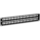 Amazon.com: TRENDnet 24-Port Blank Keystone 1U Patch Panel, 1U 19 ...
