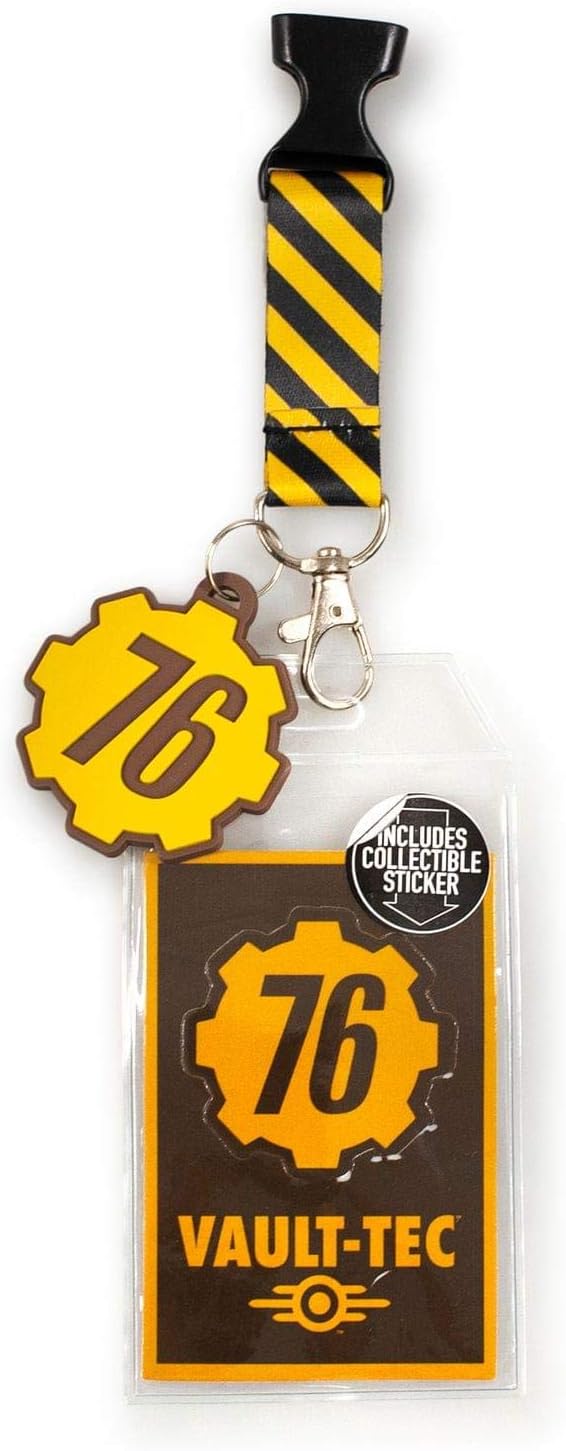 Bioworld Fallout 76 Collector’s Special Edition Vault-Tec Lanyard and ...