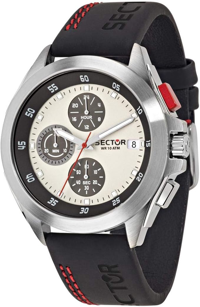 Sector No Limits Orologio da uomo, Collezione 720, in Acciaio, Cuoio ...