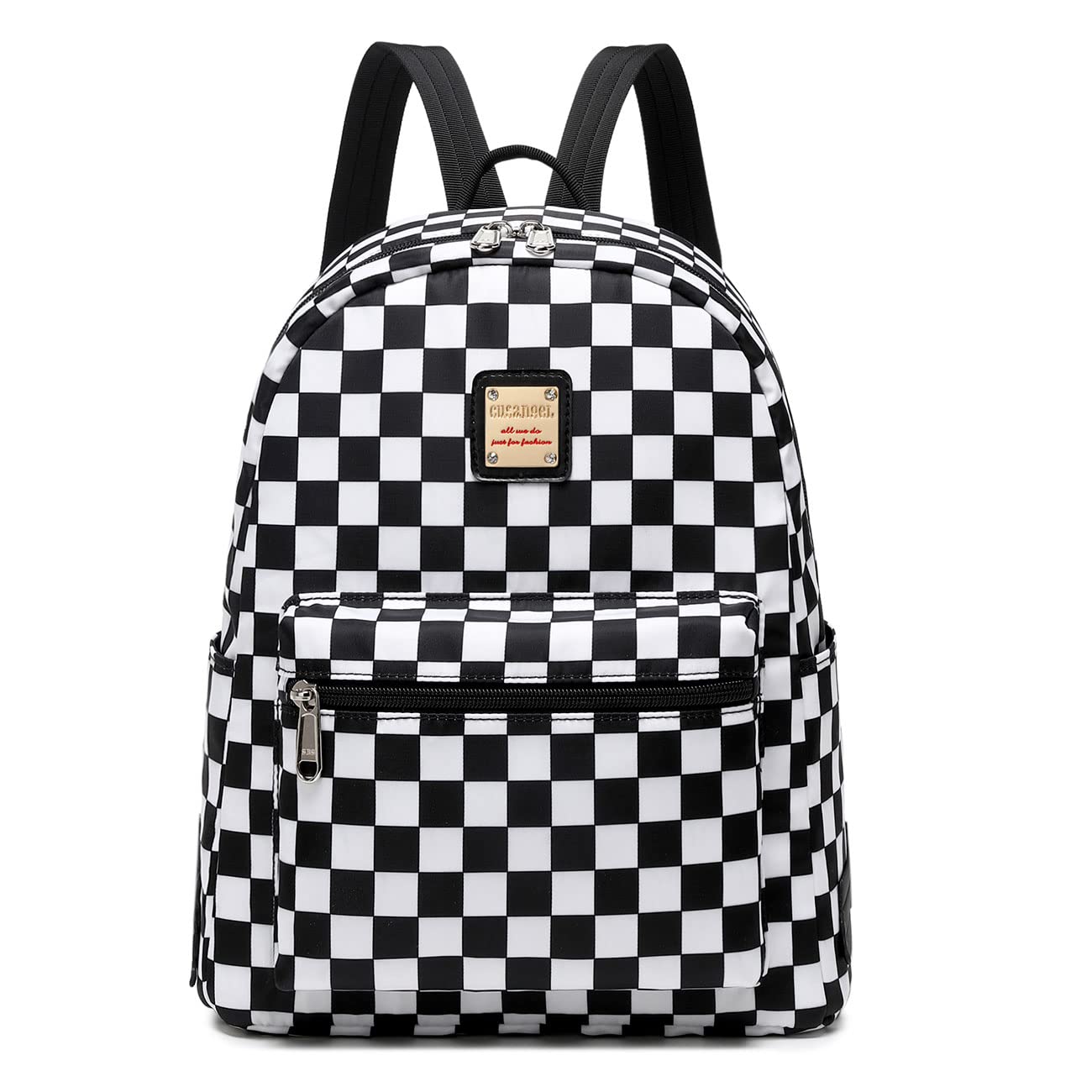 Cusangel Small checkered Backpack Purse for woman, Mini Backpack Purse ...