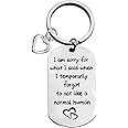 Amazon.com: Apology Keychain Sorry Gifts Sorry Jewelry I Am Sorry for ...