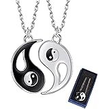 6 colliers d’amitié Elegant Rose à pendentifs pour femme avec collier ...