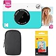 Amazon.com : KODAK Printomatic Full-Color Instant Print Camera Starter Bundle + Carrying Case ...