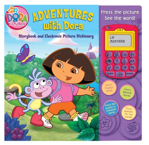 Nick Jr. Adventures with Dora Storybook & Electronic Picture Dictionary ...
