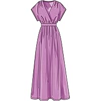 Amazon.com: New Look Easy Misses' Pullover Knit Dresses Sewing Pattern ...