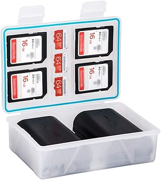 JJC Water-Resistant Camera Battery Storage Case: Amazon.co.uk: Electronics