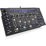 Amazon.com: Pyle 6 Channel Mixer, Bluetooth DJ Controller, Stereo Mixer ...