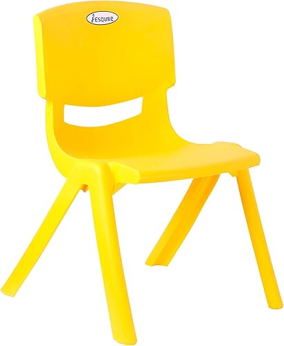 Esqube Baby Chair Kids Plastic School Study Chair Yellow Color price in ...