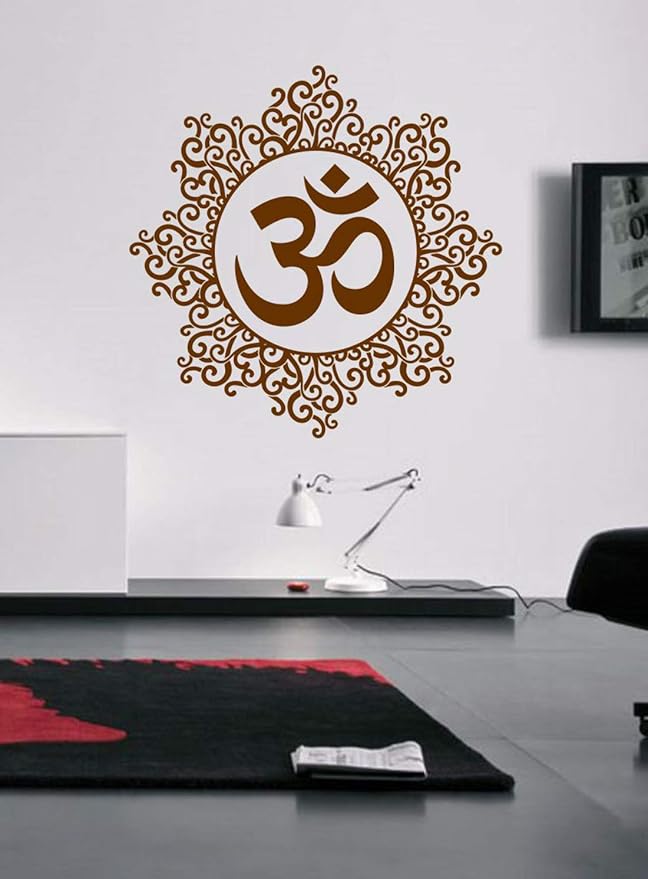 Buy Ghar Kraft Om Wall Sticker for Puja Room Home Living Room Bedroom ...