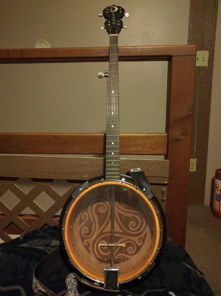 $39/mo - Finance Luna Celtic 5-String Banjo, Tobacco Burst | Buy Now ...