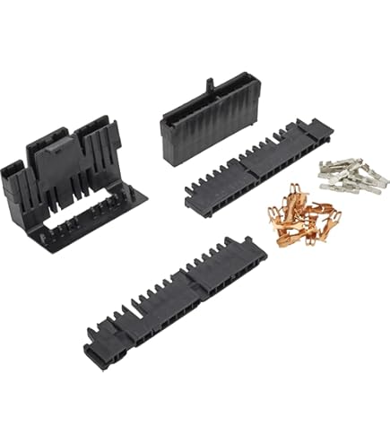 Fuse Connector 500 Pack 16-14 Gauge Female Quick Disconnect Blue Vinyl ...
