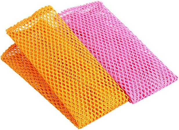 Hemoton 2PCS Dish Washing Net Cloth Reusable Cleaning Cloths for ...