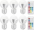Yangcsl 3W Timing Remote Controller Color Changing LED Light Bulbs ...