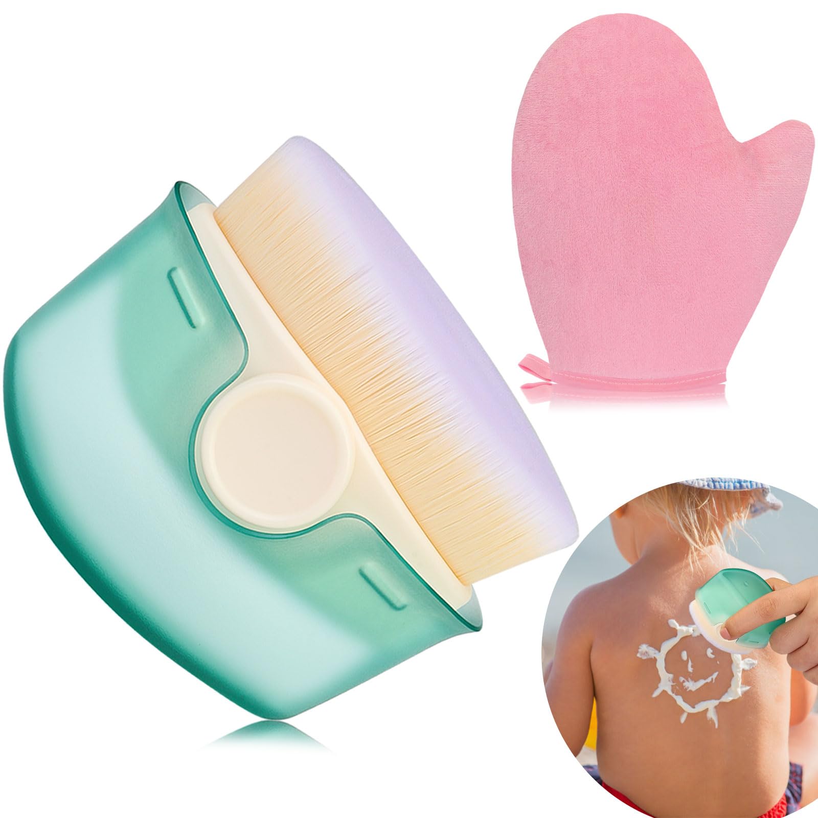 Dexspoeny Sunscreen Applicator for Kids and Self Tanning Mitt ...