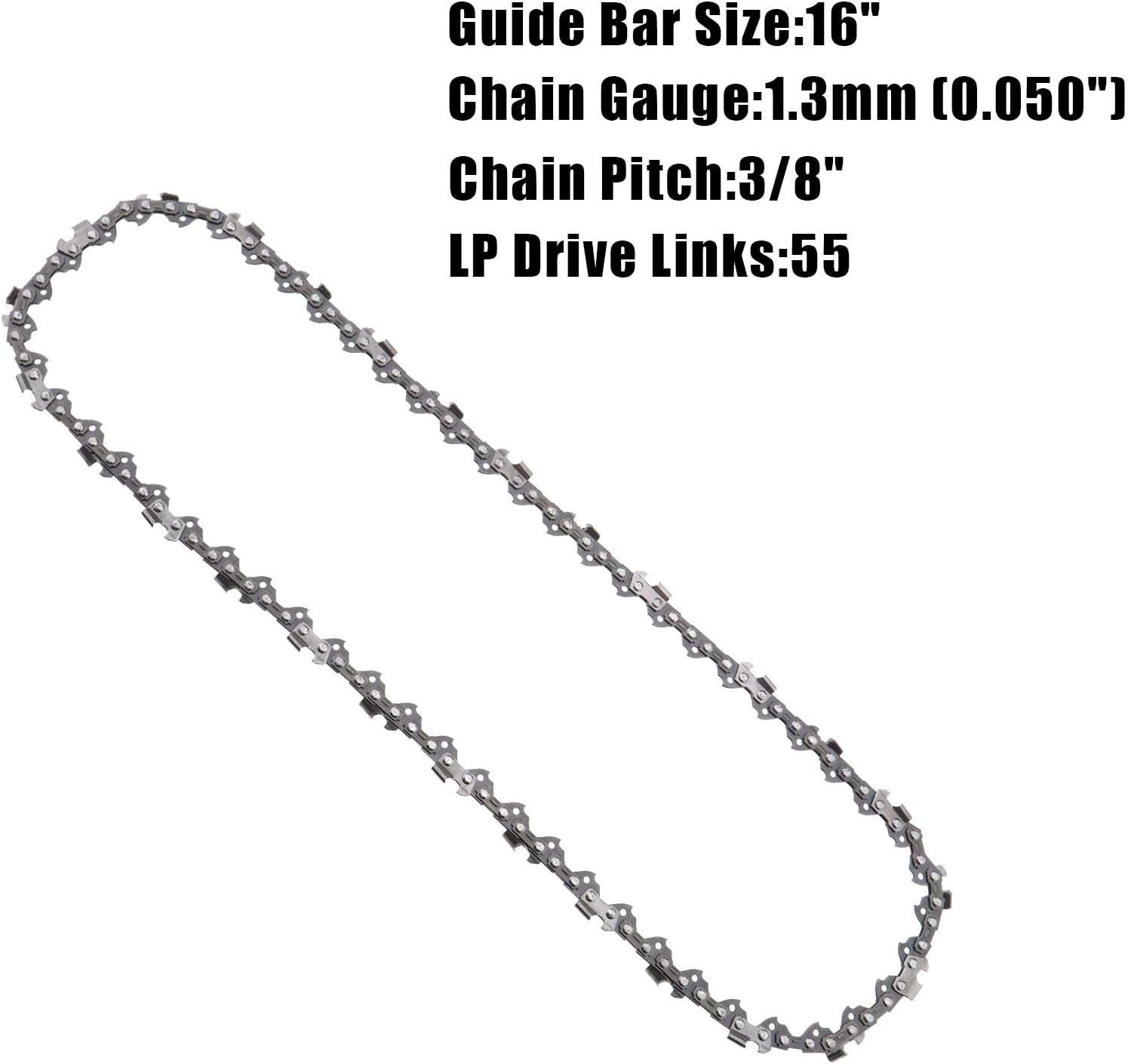 Amazon Micro Traders Chainsaw Saw Chain 16 Inch 55 Drive Links 3 8 amazon-micro-traders-chainsaw-saw-chain-16-inch-55-drive-links-3-8
