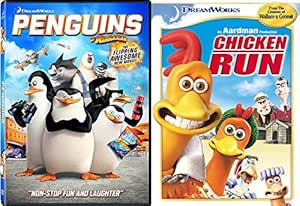 Amazon.com: Chickens & Penguins - Chicken Run + Penguins of Madagascar ...