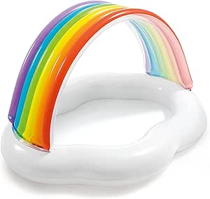 Amazon.com: Intex Rainbow Cloud Inflatable Baby Pool, for Ages 1-3 : Toys & Games