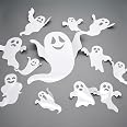 Amazon.com: Halloween Decorations 3D Ghost Wall Sticker Halloween Ghost ...