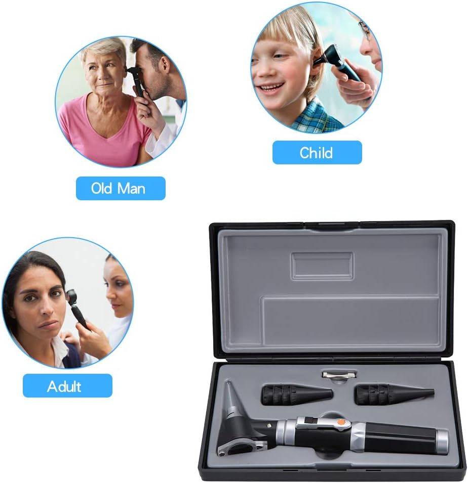 Otoscope, Ear Check Magnifier with LED for Ear Examination, 3x ...